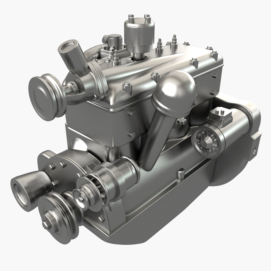 engine modelled 3ds