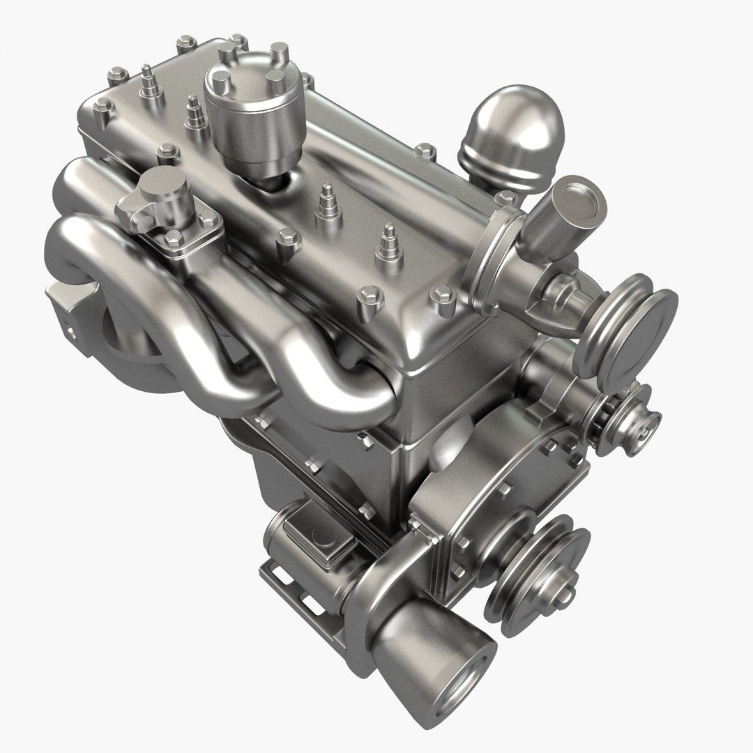 engine modelled 3ds