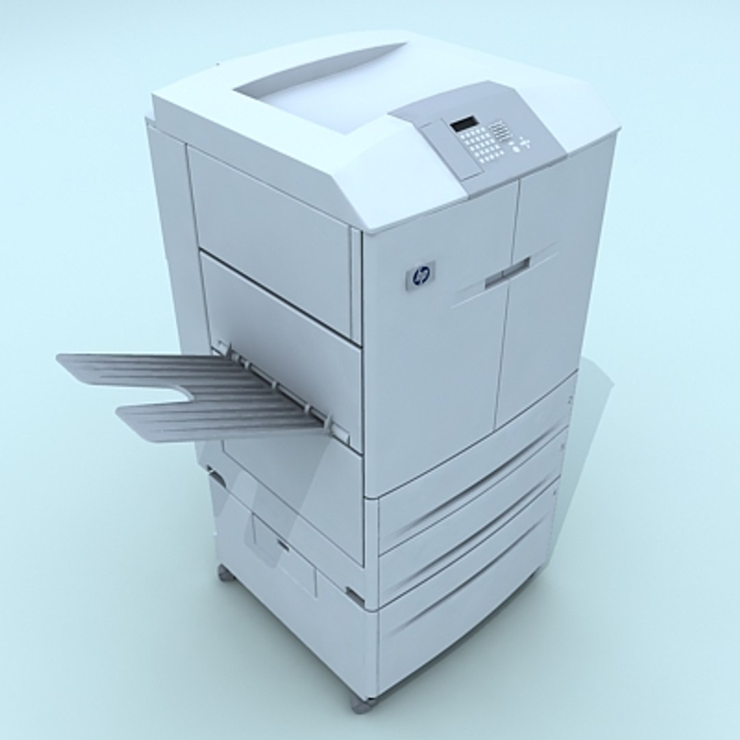Laser Printer 3d Model