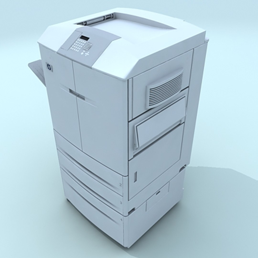 Laser Printer 3d Model