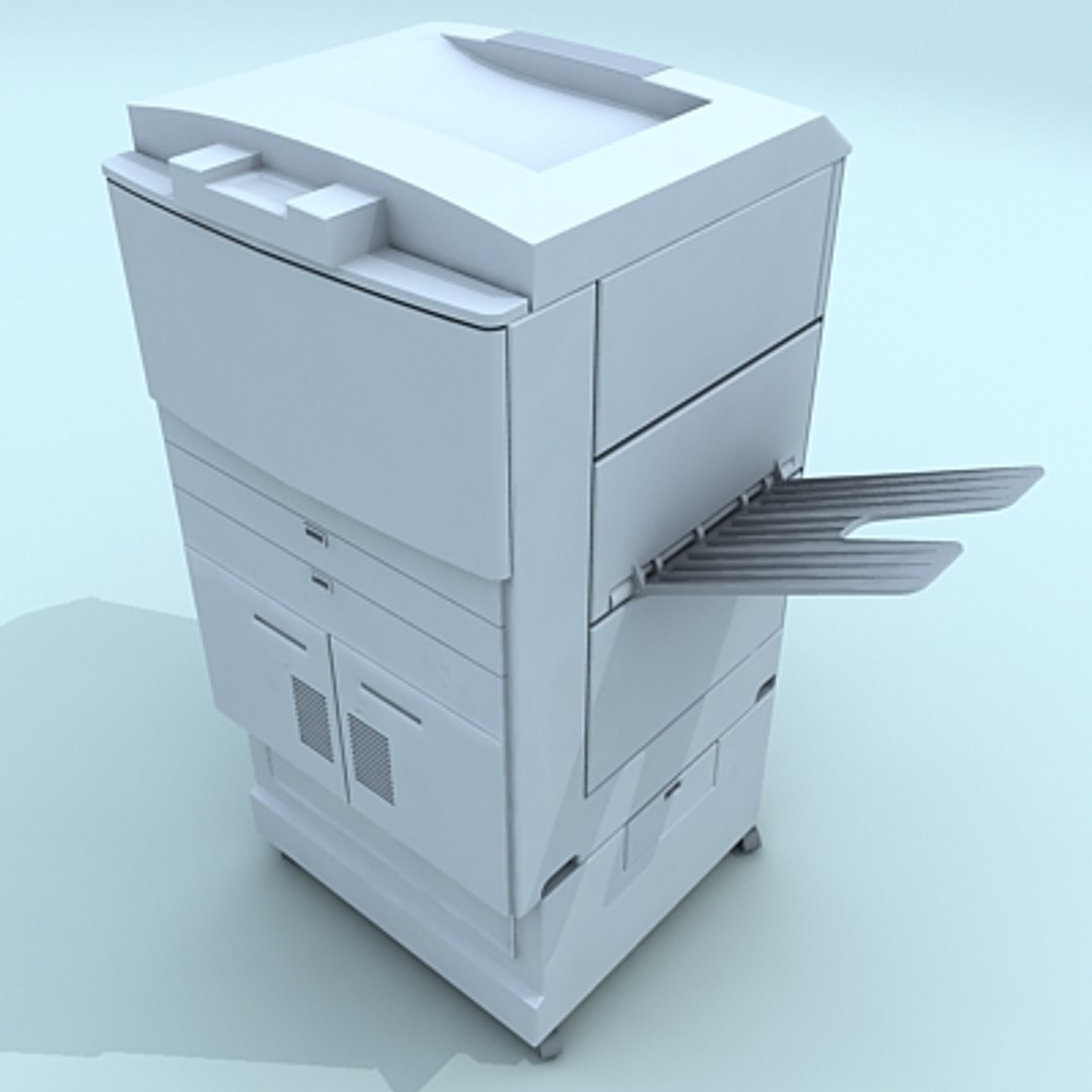 Laser Printer 3d Model