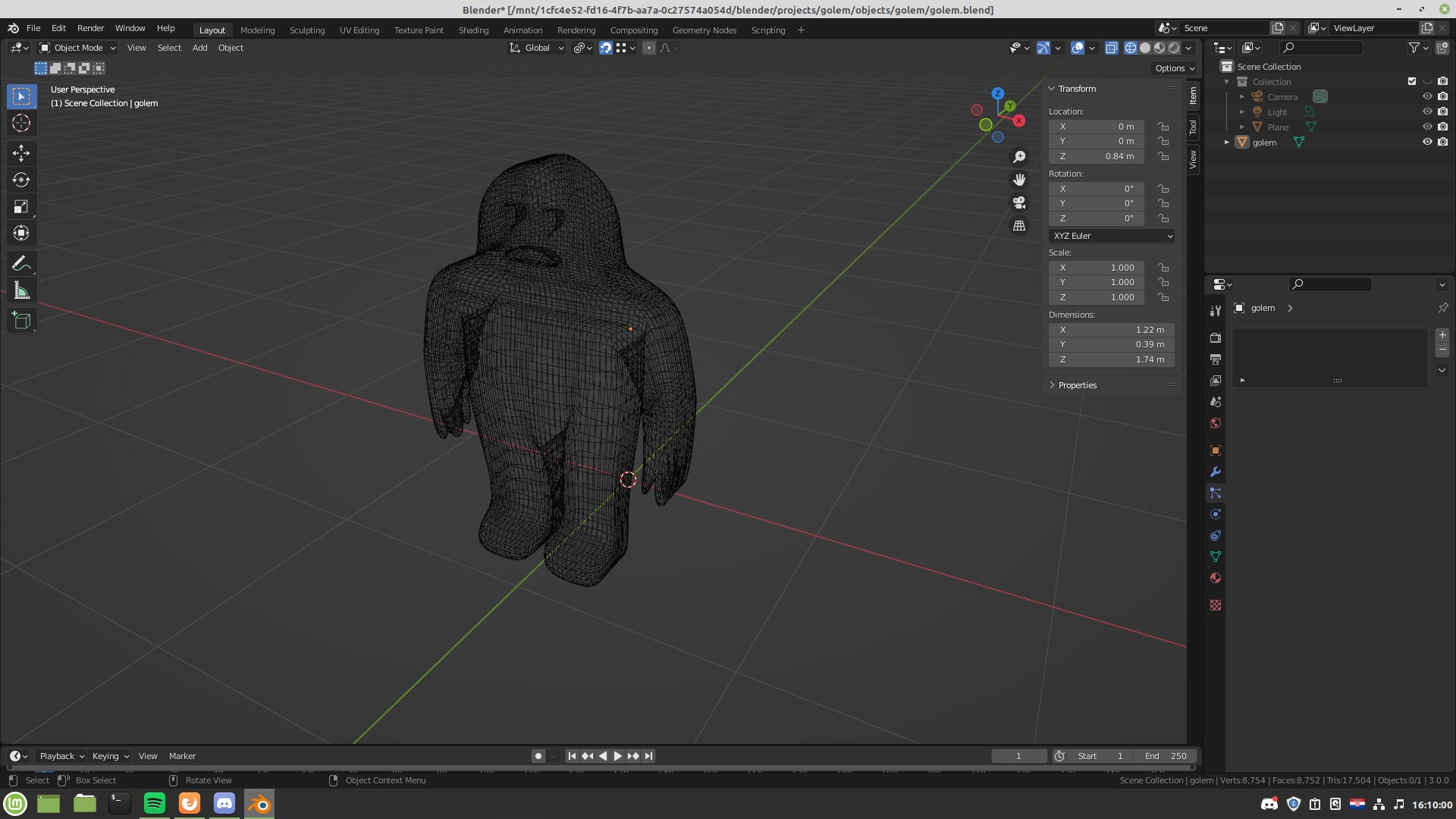 3D Mud Golem Model - TurboSquid 2005242