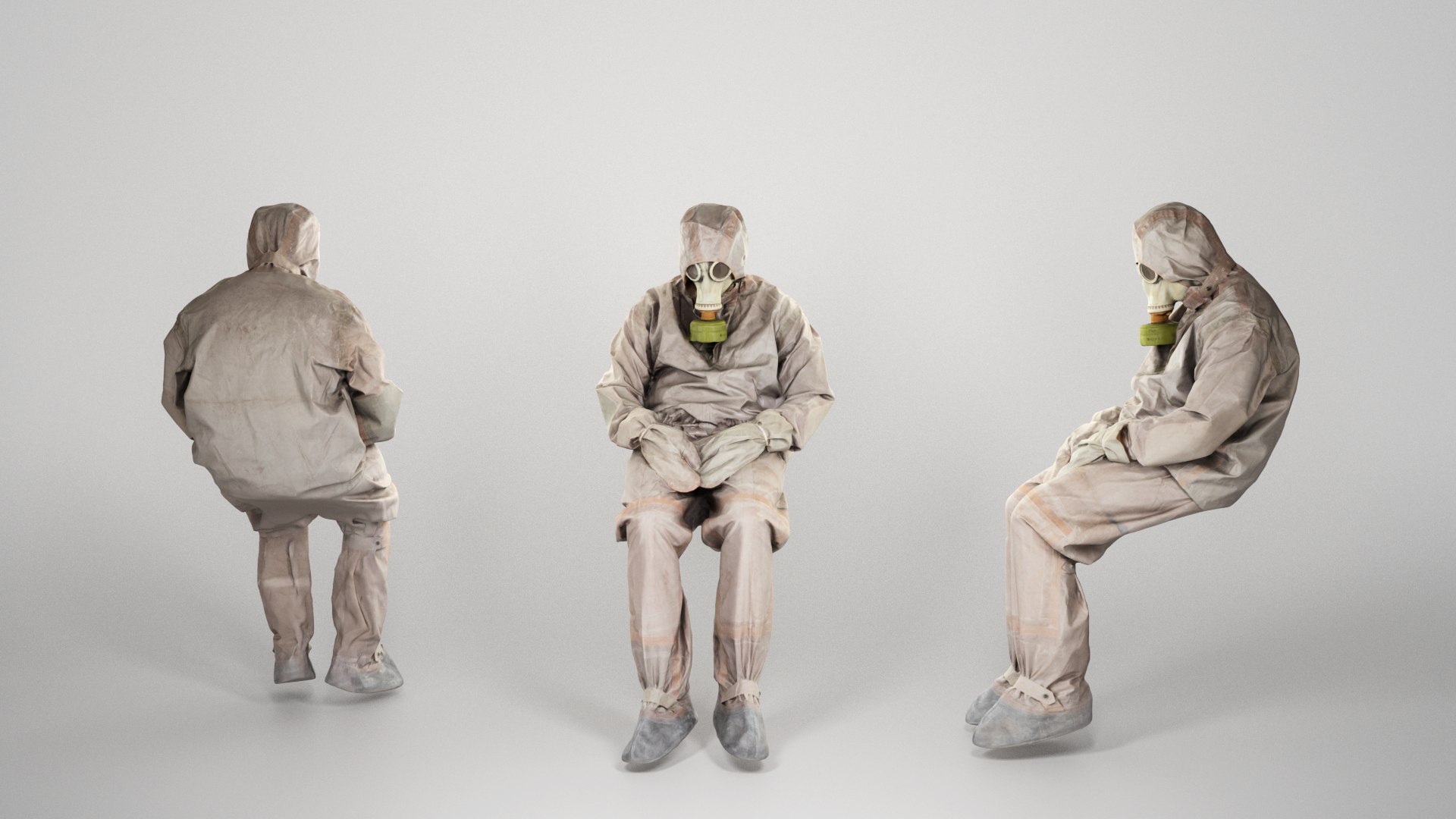 3D Liquidator Nuclear Chernobyl Model - TurboSquid 1498438