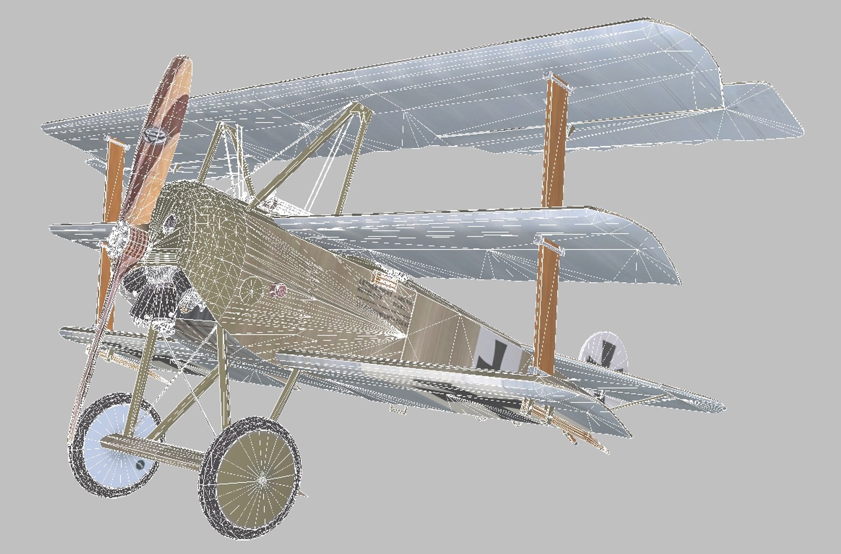Fokker Dr1 3D Model - TurboSquid 1157772