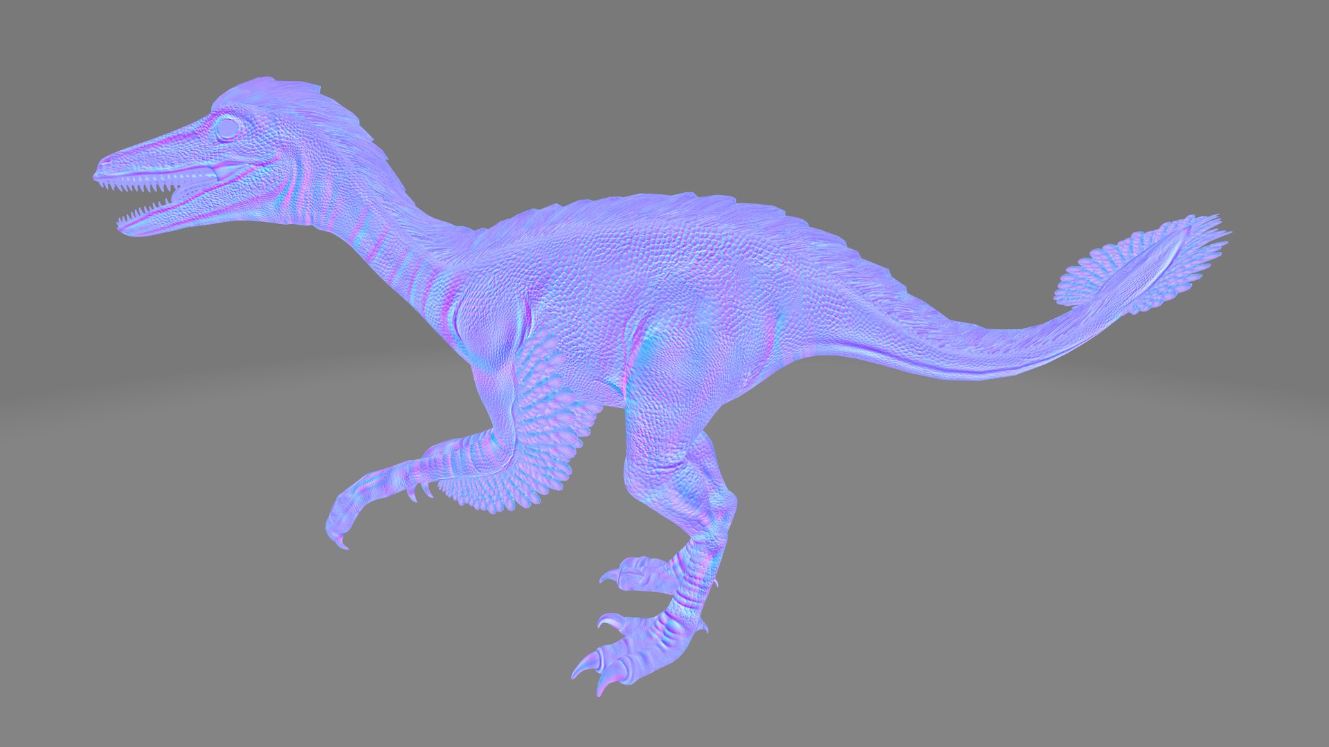 3D Velociraptor Dinosaur Model - TurboSquid 2127779