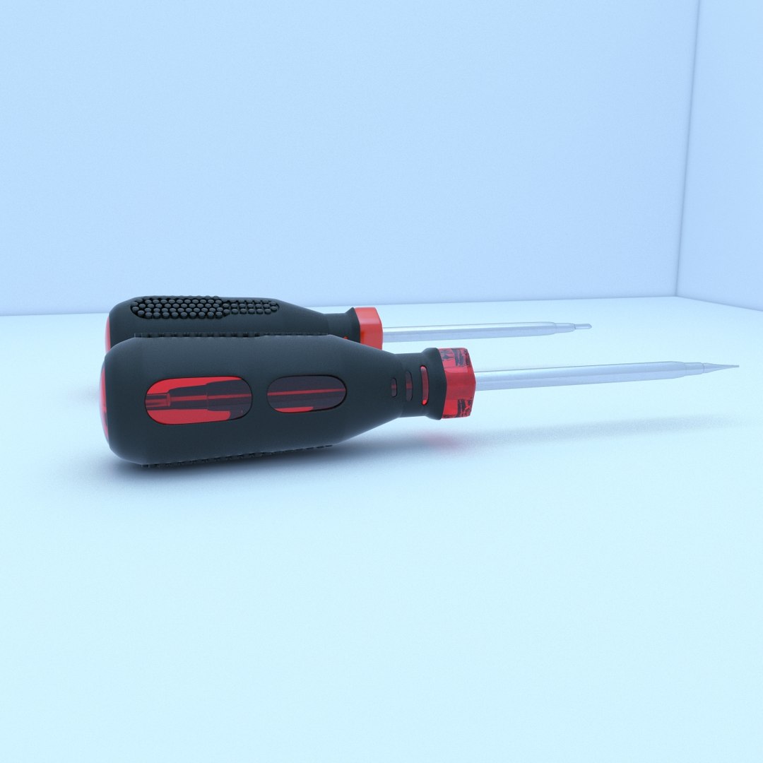 3d model screwdriver phillips head