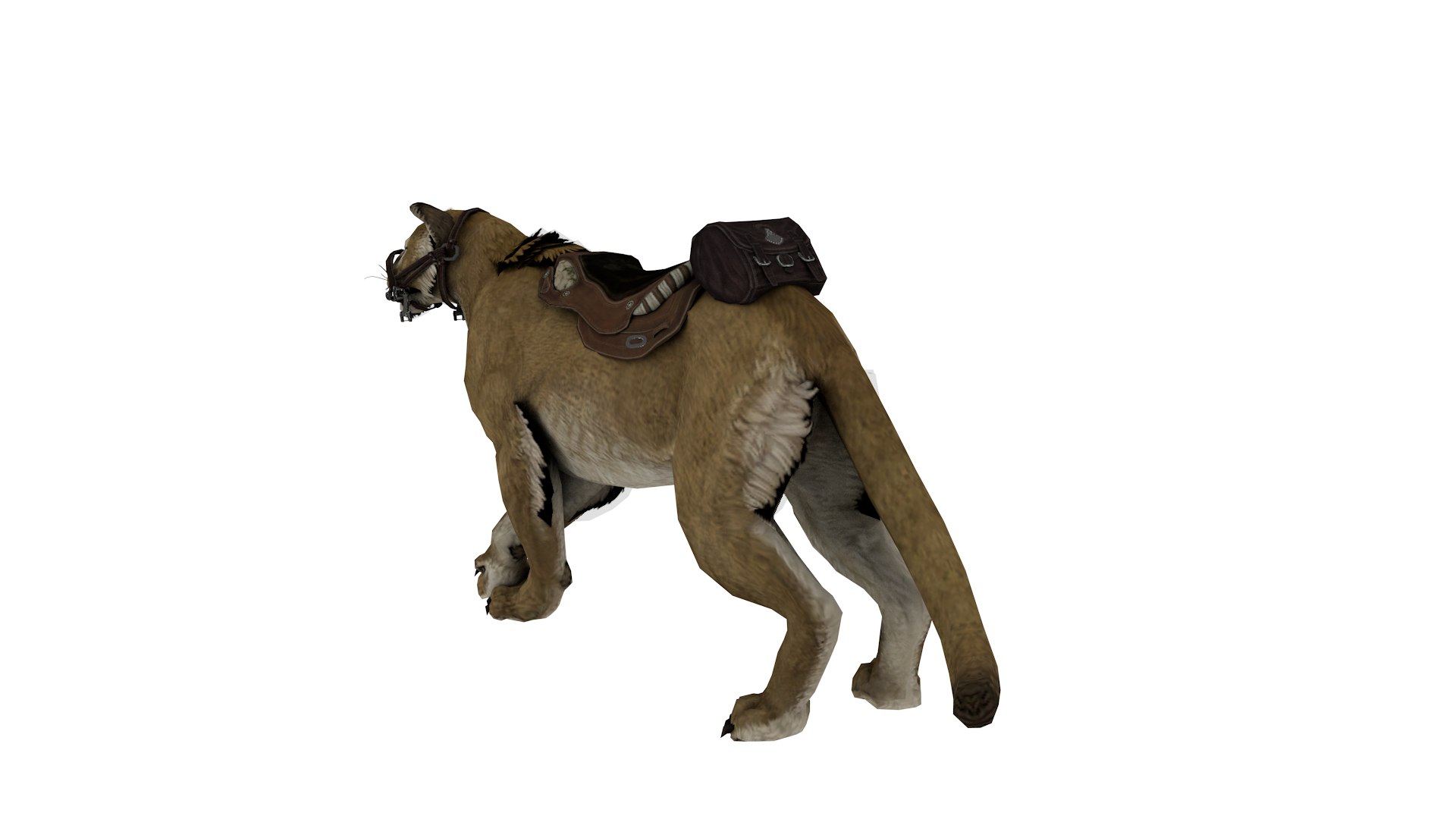 3D Rideable Big Cat 3D Model Model - TurboSquid 2383794