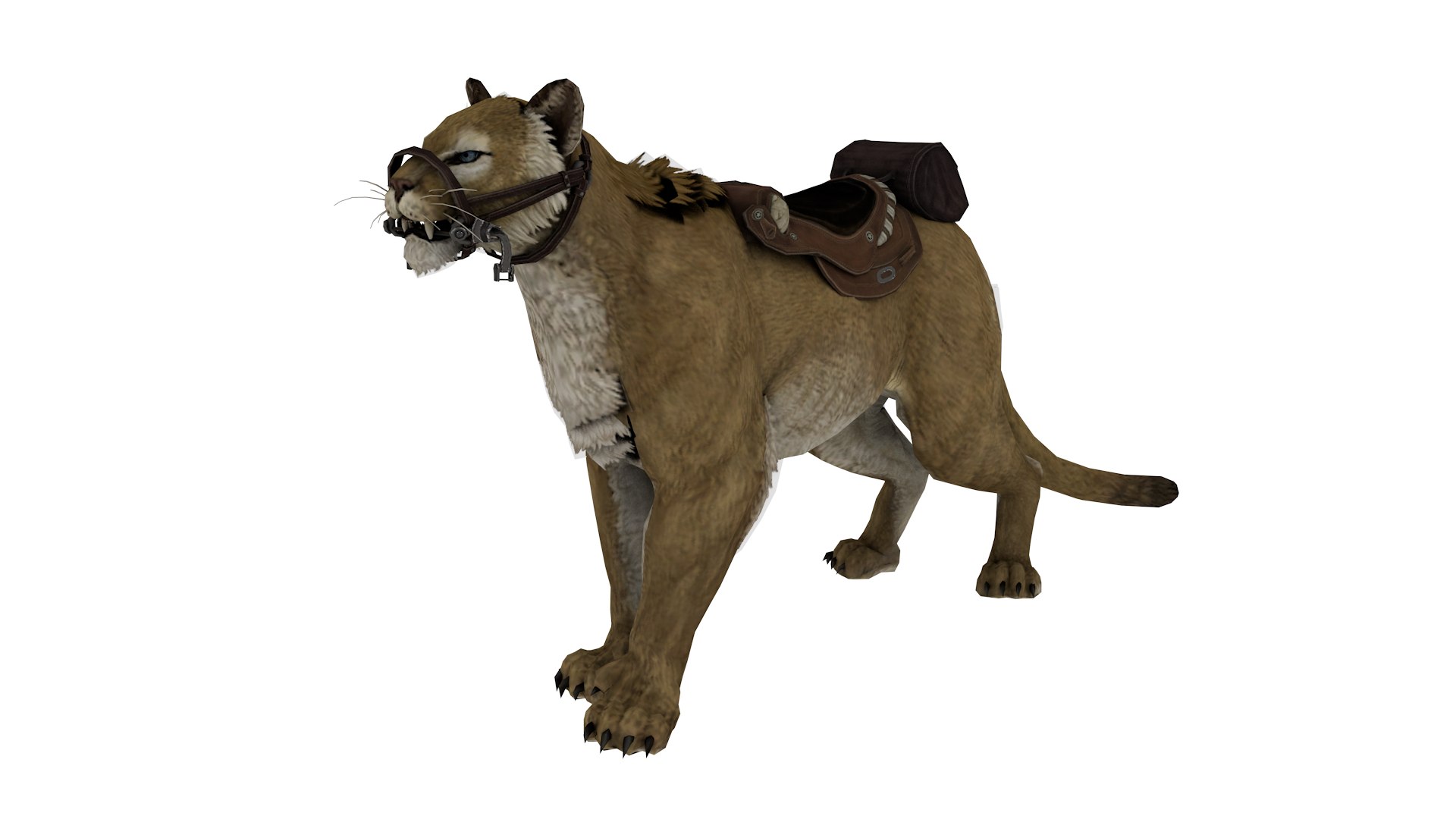 3D Rideable Big Cat 3D Model Model - TurboSquid 2383794