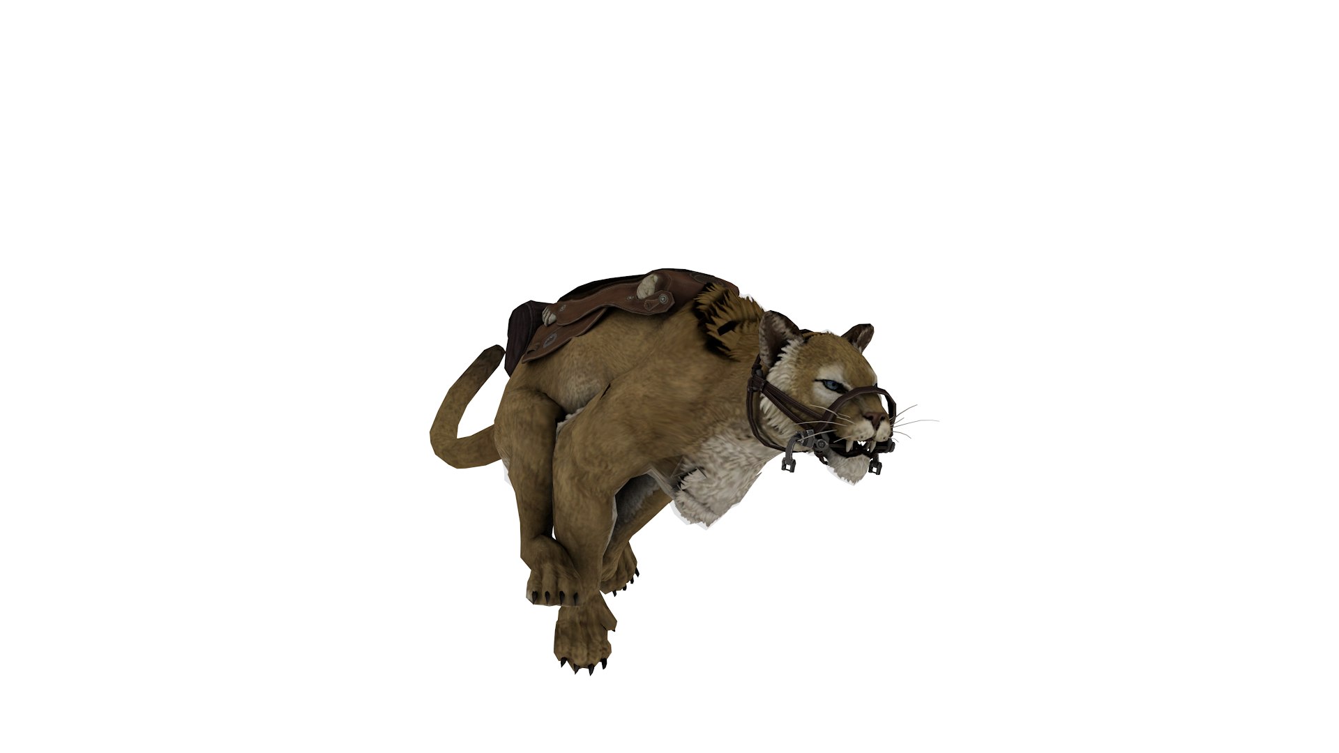 3D Rideable Big Cat 3D Model Model - TurboSquid 2383794