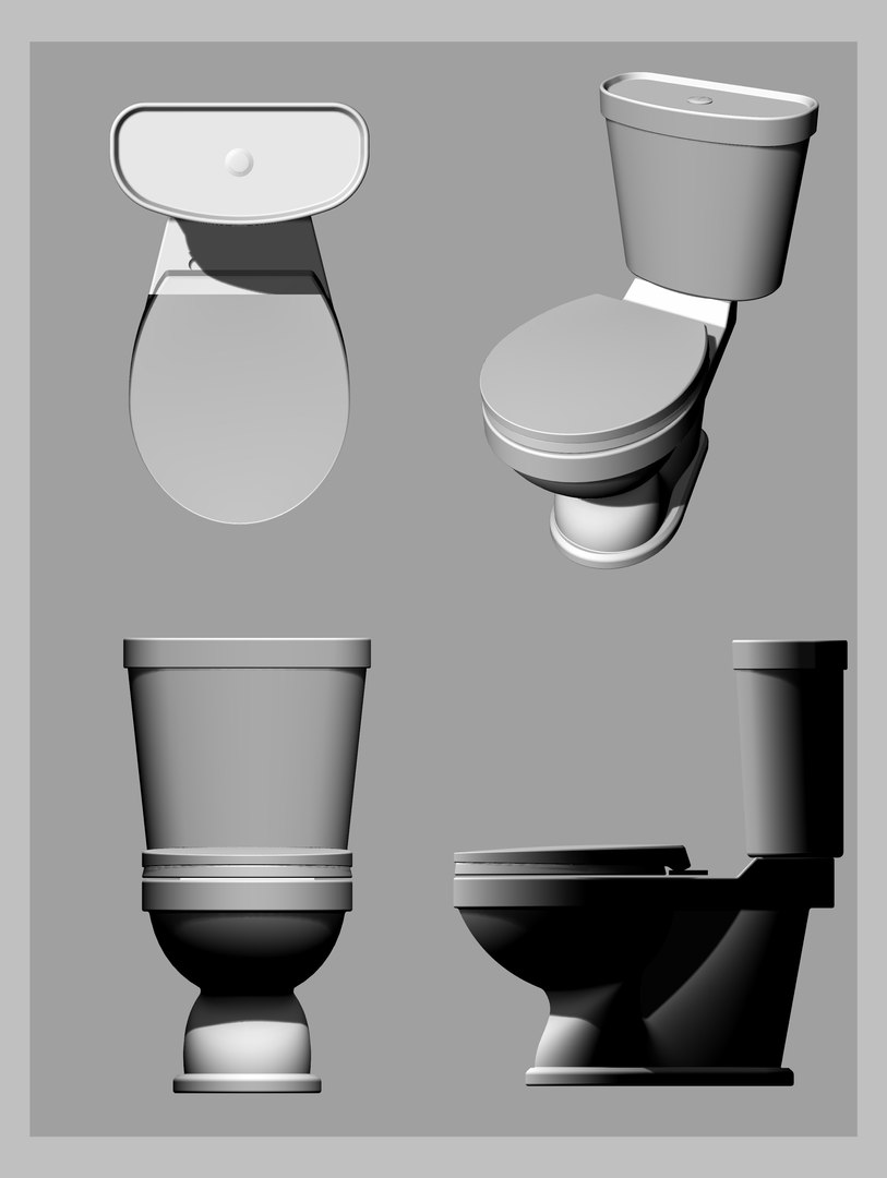 Toilet Wc 3D Model - TurboSquid 1481271