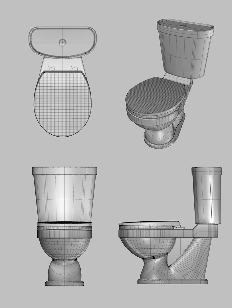 Toilet Wc 3D Model - TurboSquid 1481271