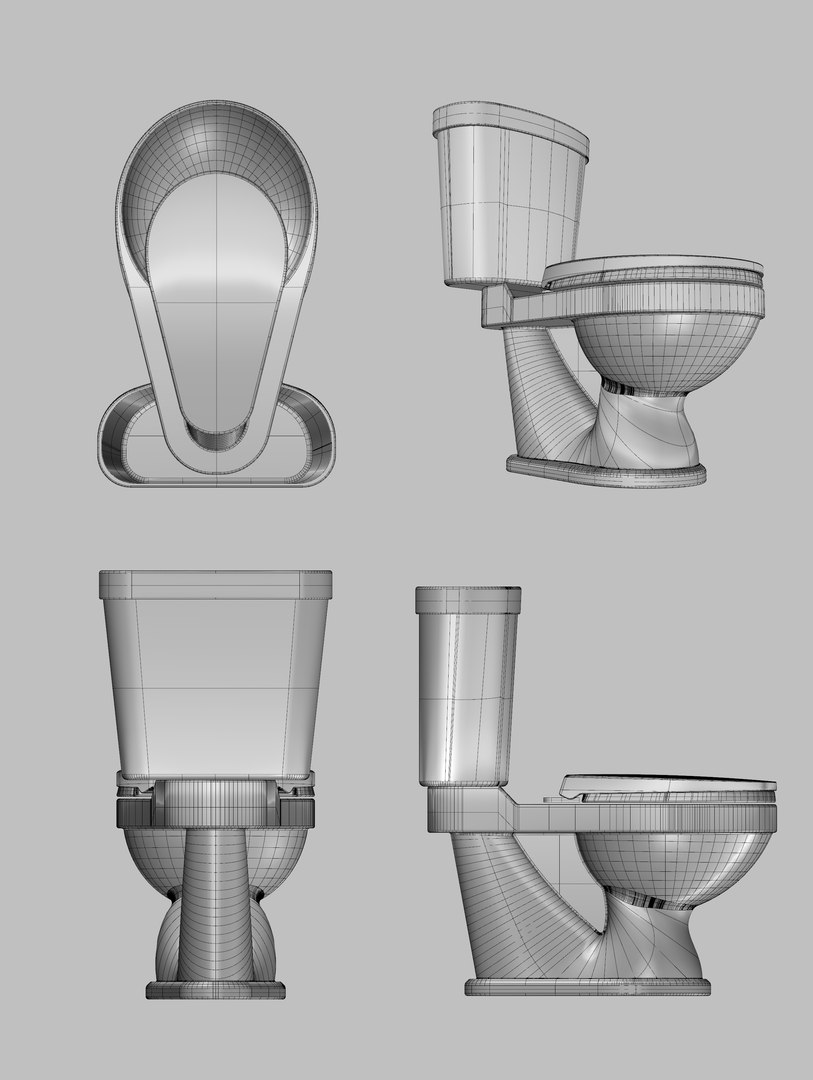 Toilet Wc 3D Model - TurboSquid 1481271