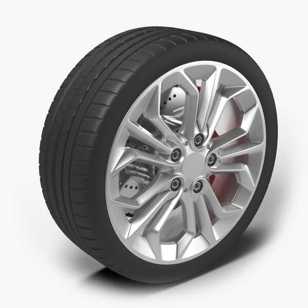 3D Car Wheel - TurboSquid 1733786
