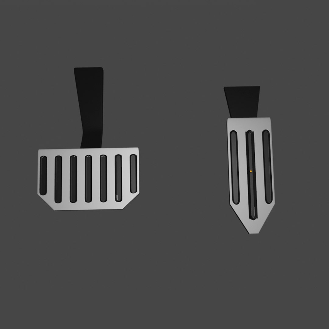 3D Car Gas Break Pedals - TurboSquid 1603830