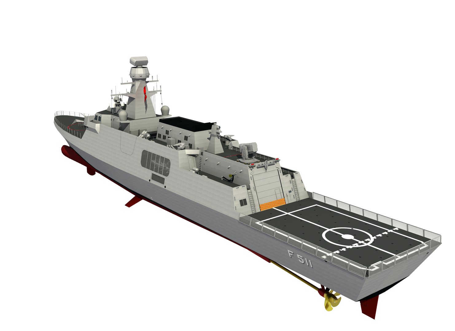 Milgem Class Corvettes Warship 3D - TurboSquid 1318296