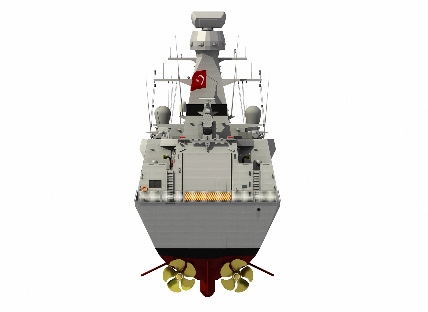 Milgem class corvettes warship 3D - TurboSquid 1318296