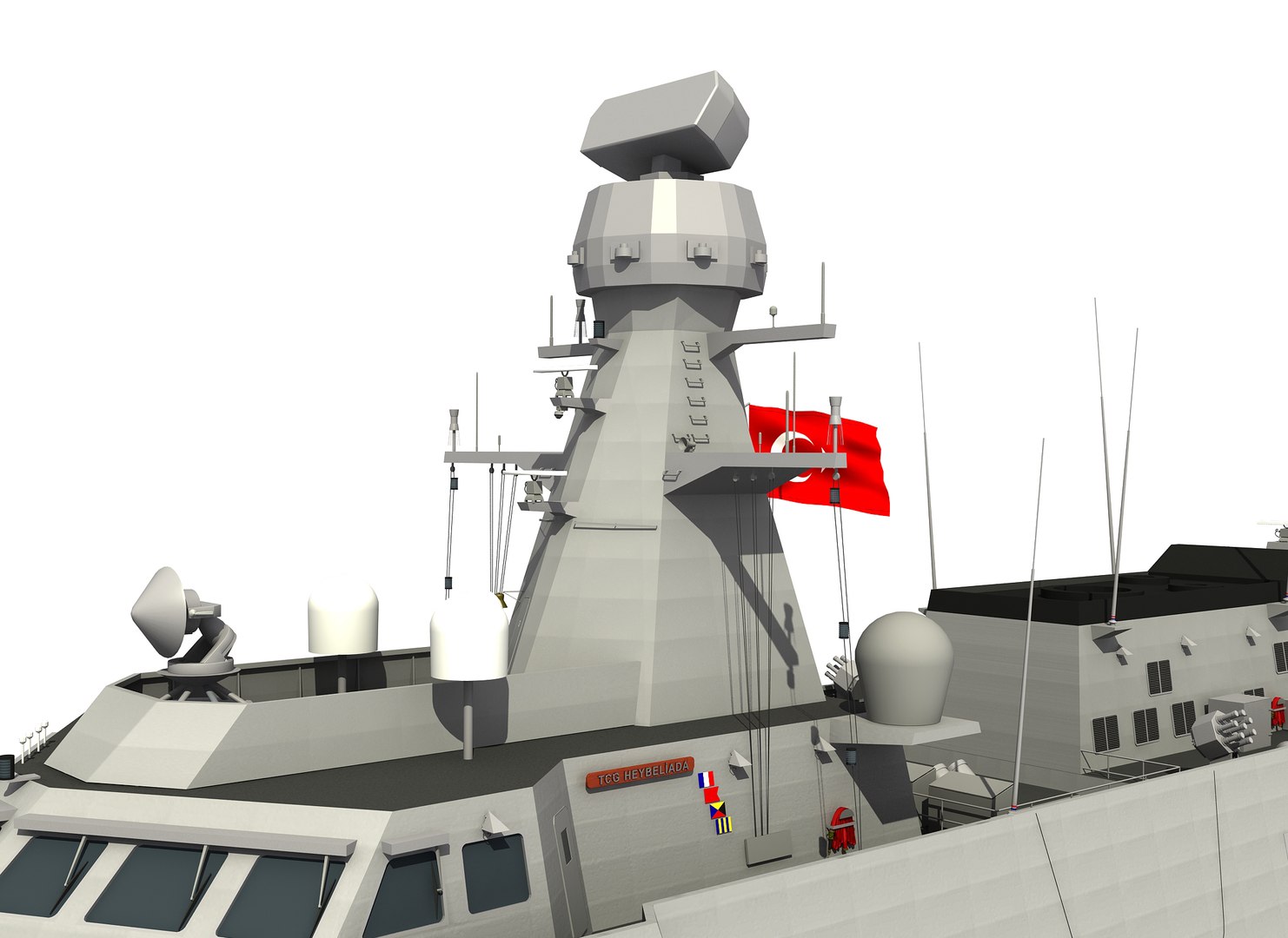 Milgem class corvettes warship 3D - TurboSquid 1318296