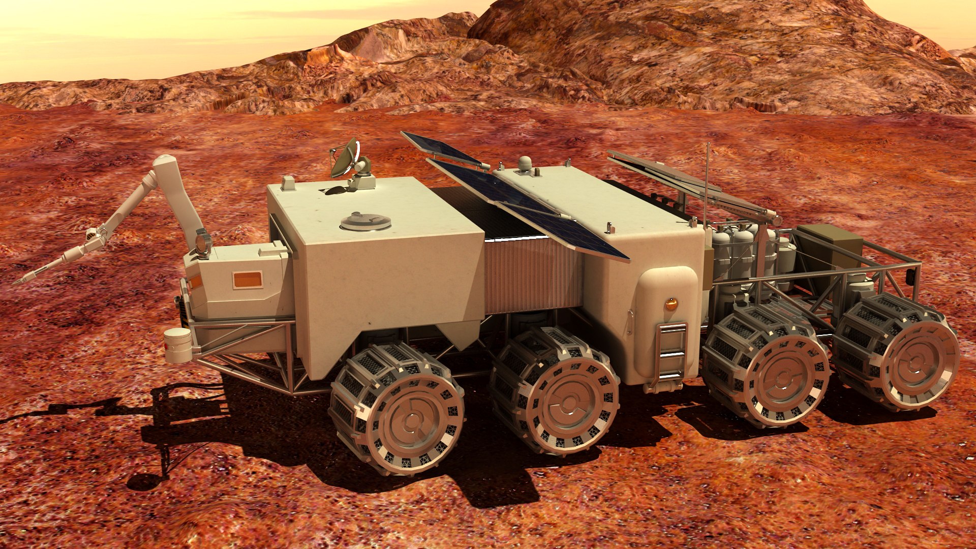 3d model exploration vehicle