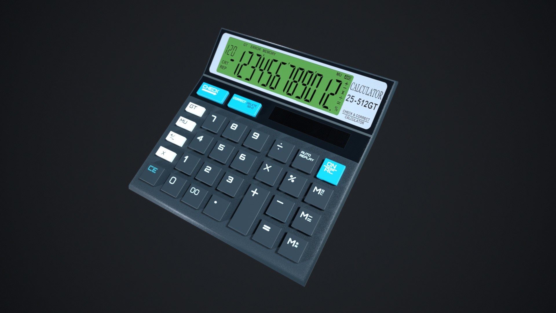 Calculator 3D Model - TurboSquid 2264443