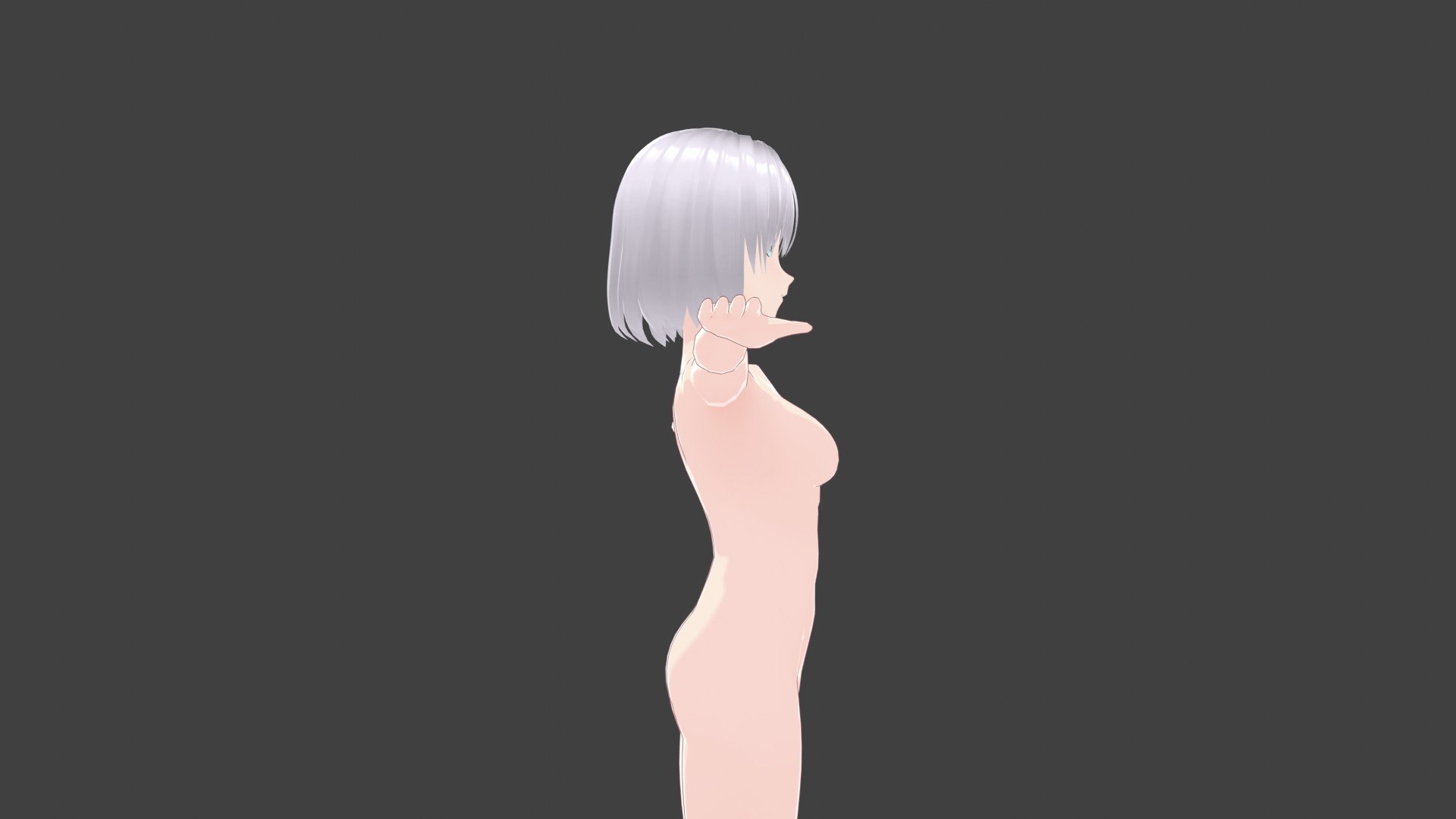 3d T Pose Rigged Model Siesta Anime Girl 3d Model Model Turbosquid 2207976