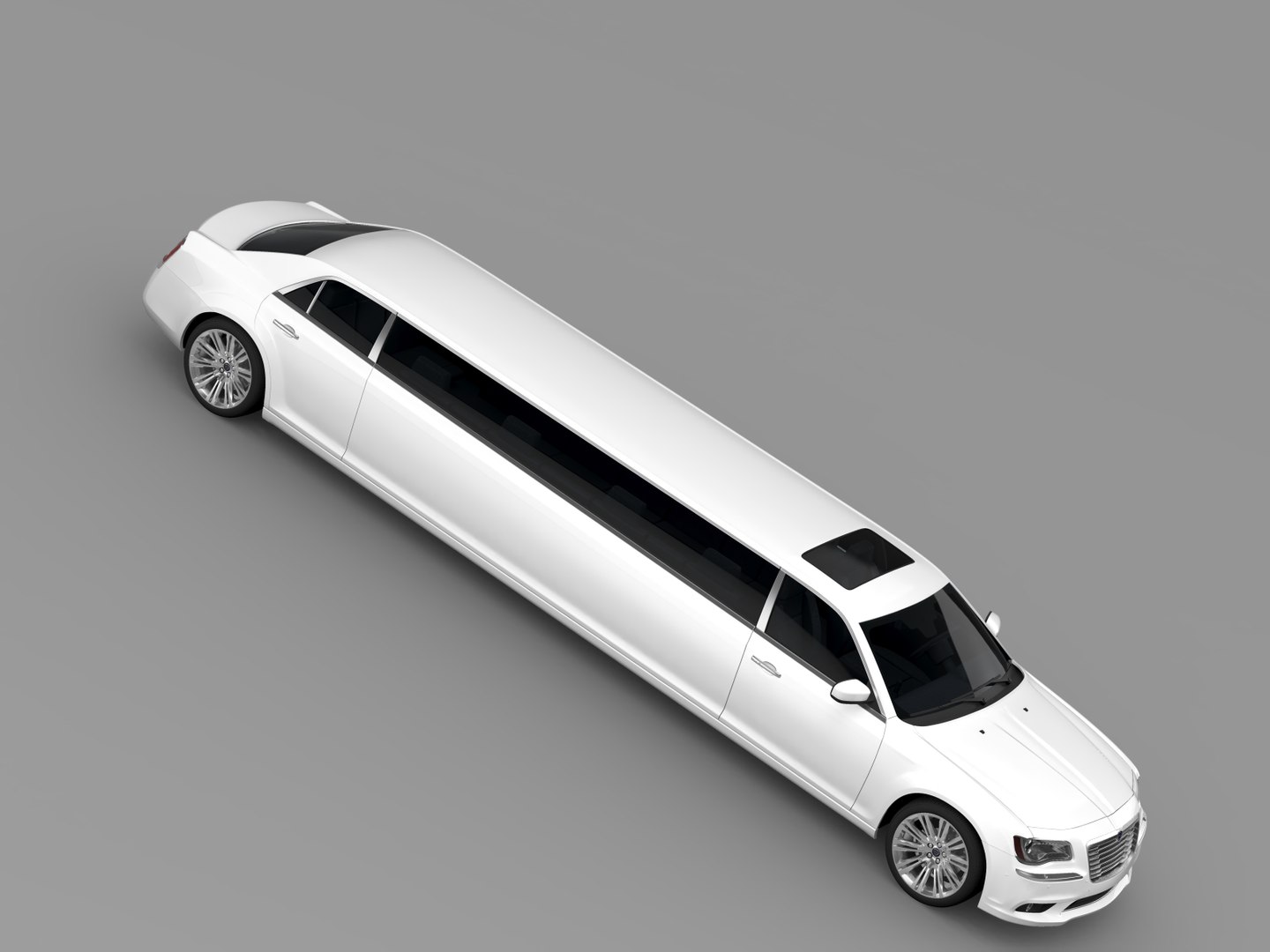 Thema Limousine 3d Model