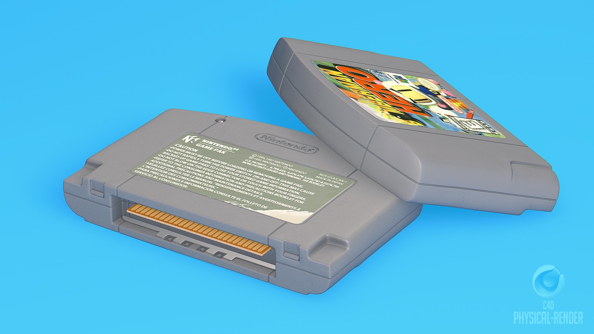 3D Nintendo 64 Game Cartridge Model - TurboSquid 2071815