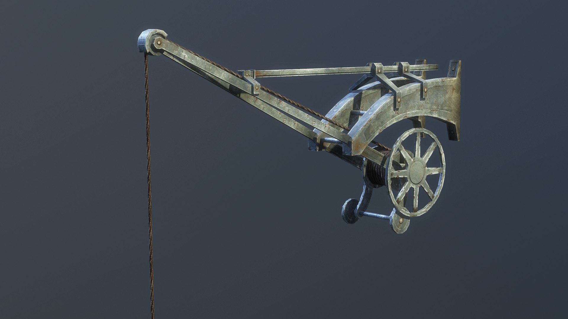 Set Low-poly Cranes 3D Model - TurboSquid 1505238