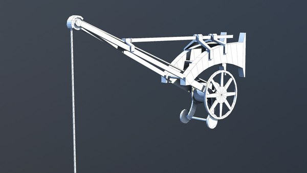 Set low-poly cranes 3D model - TurboSquid 1505238