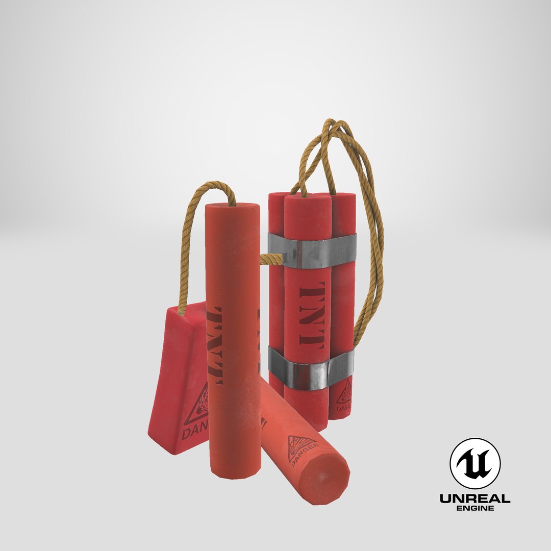 3D Tnt Dynamite Explosives - TurboSquid 1449103