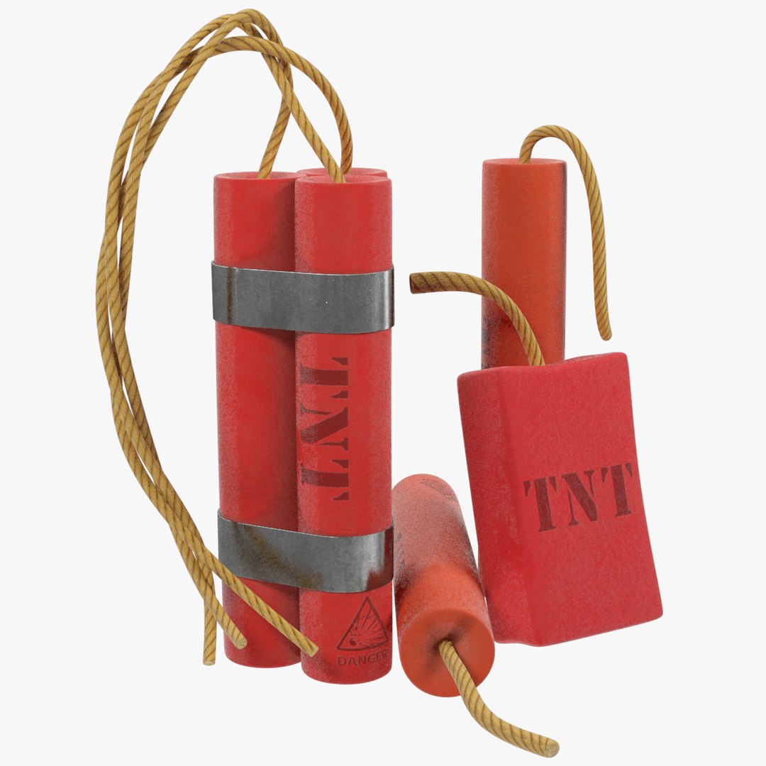 3D tnt dynamite explosives - TurboSquid 1449103