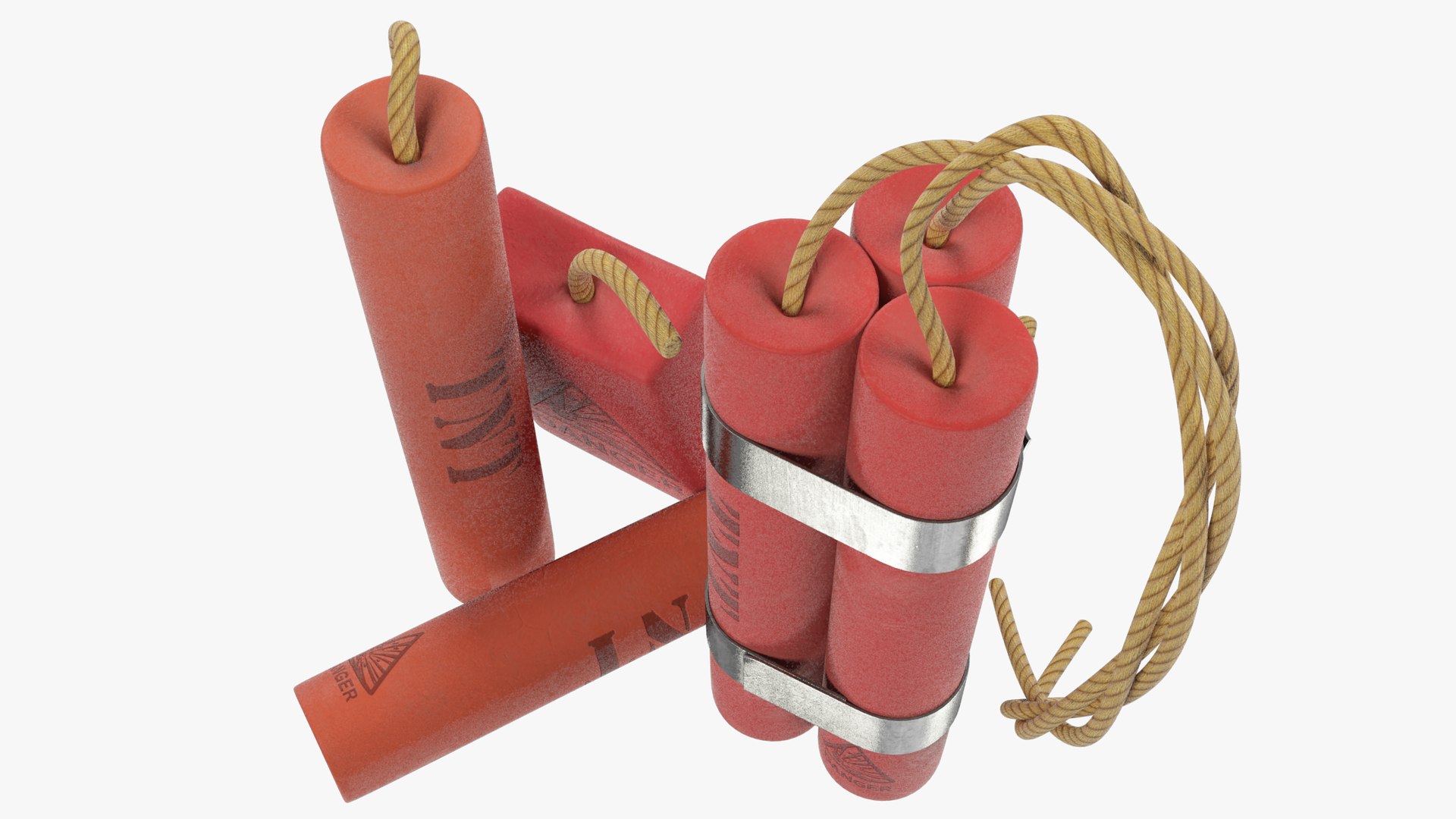 3D Tnt Dynamite Explosives - TurboSquid 1449103