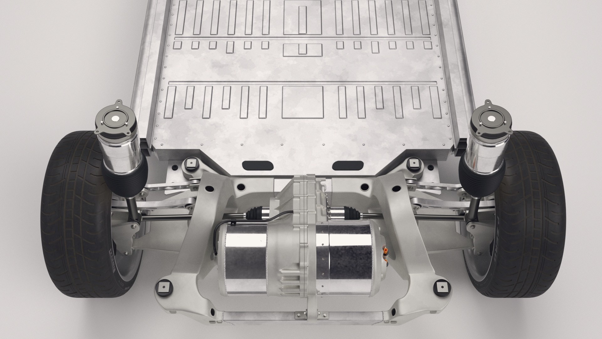 3D Tesla Model S Chassis 2 Model - TurboSquid 1950919