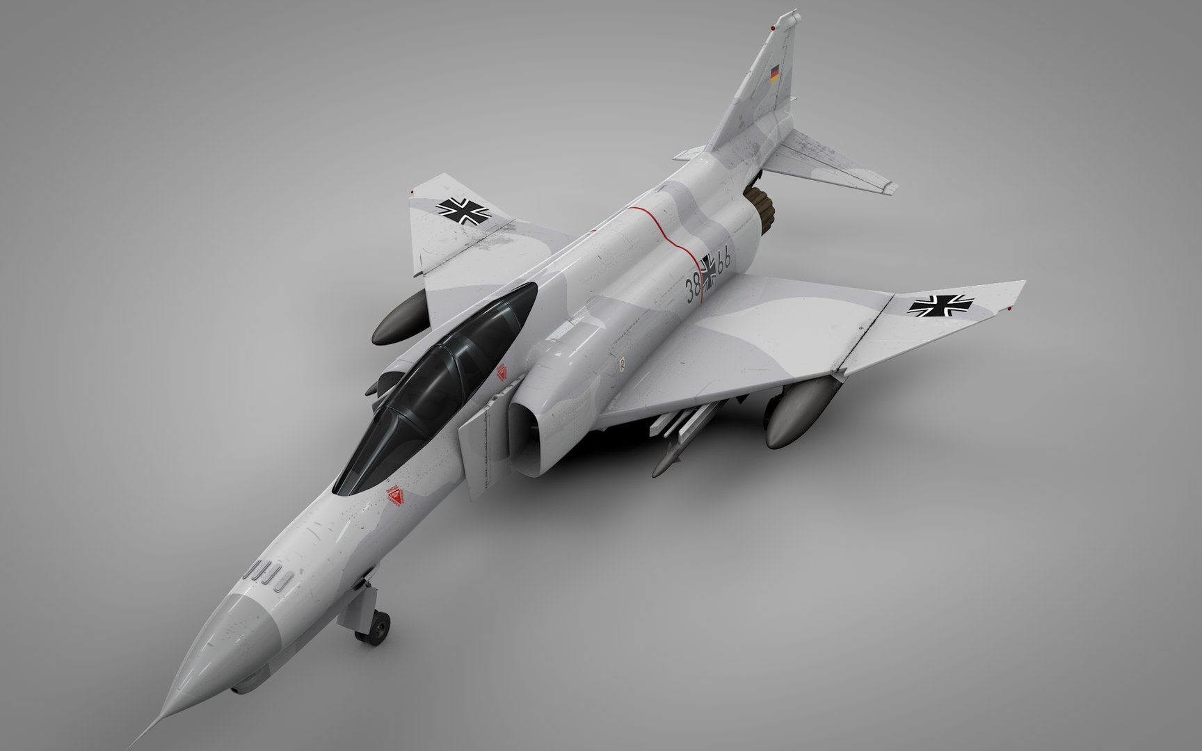 Mcdonnell douglas f-4 3D model - TurboSquid 1673268