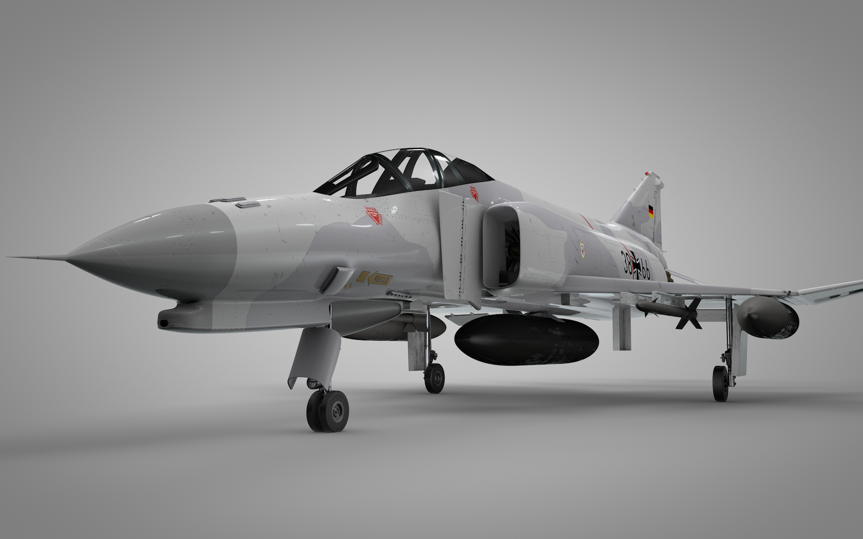 Mcdonnell douglas f-4 3D model - TurboSquid 1673268