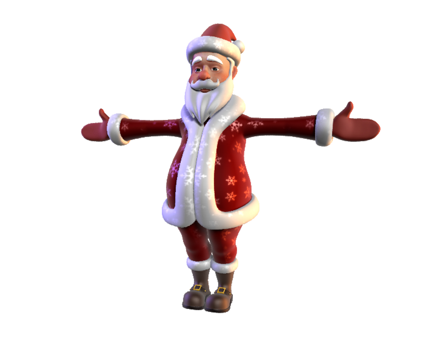 3d santa claus
