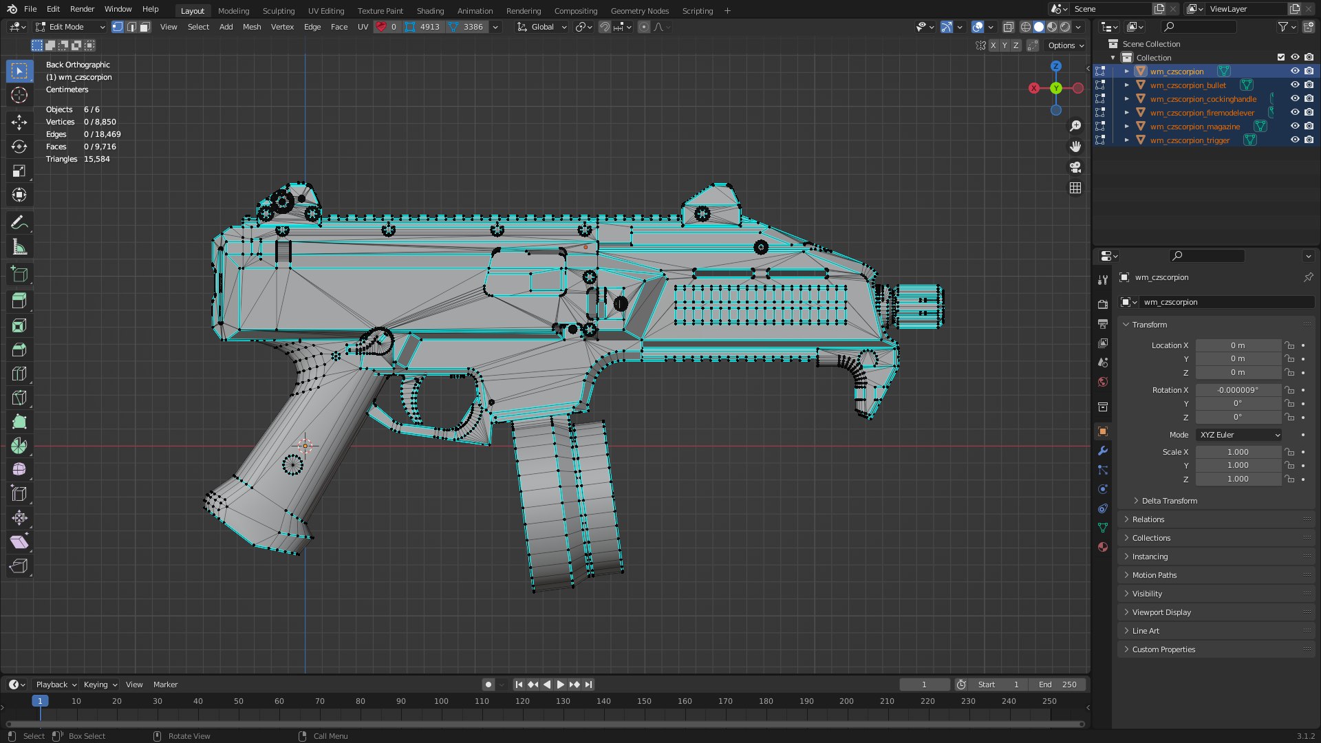 CZ Scorpion 3D Model - TurboSquid 2013412