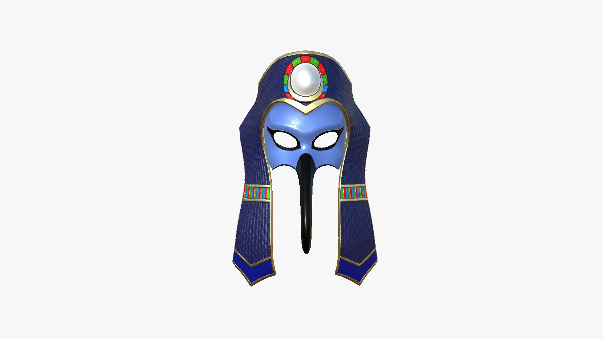 Thoth Mask A02 - Egyptian Gods Character Clothing 3D Model - TurboSquid ...