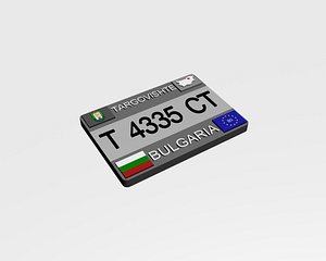 License Plate 3D Models for Download | TurboSquid