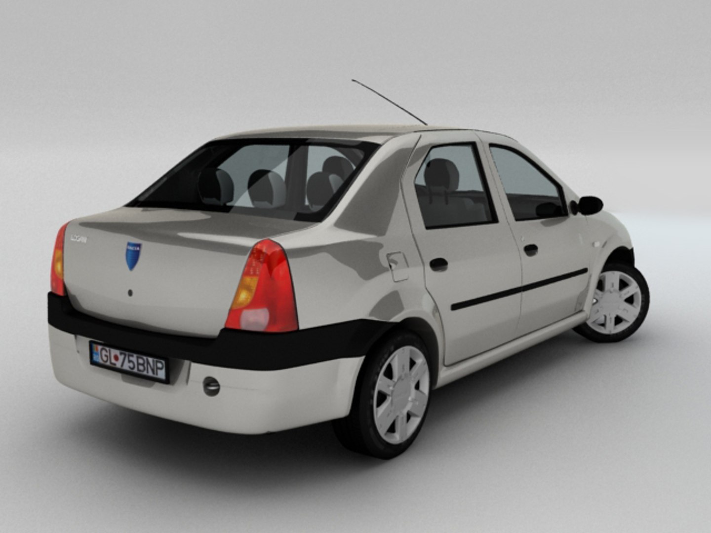 Dacia Renault Logan 3d Model