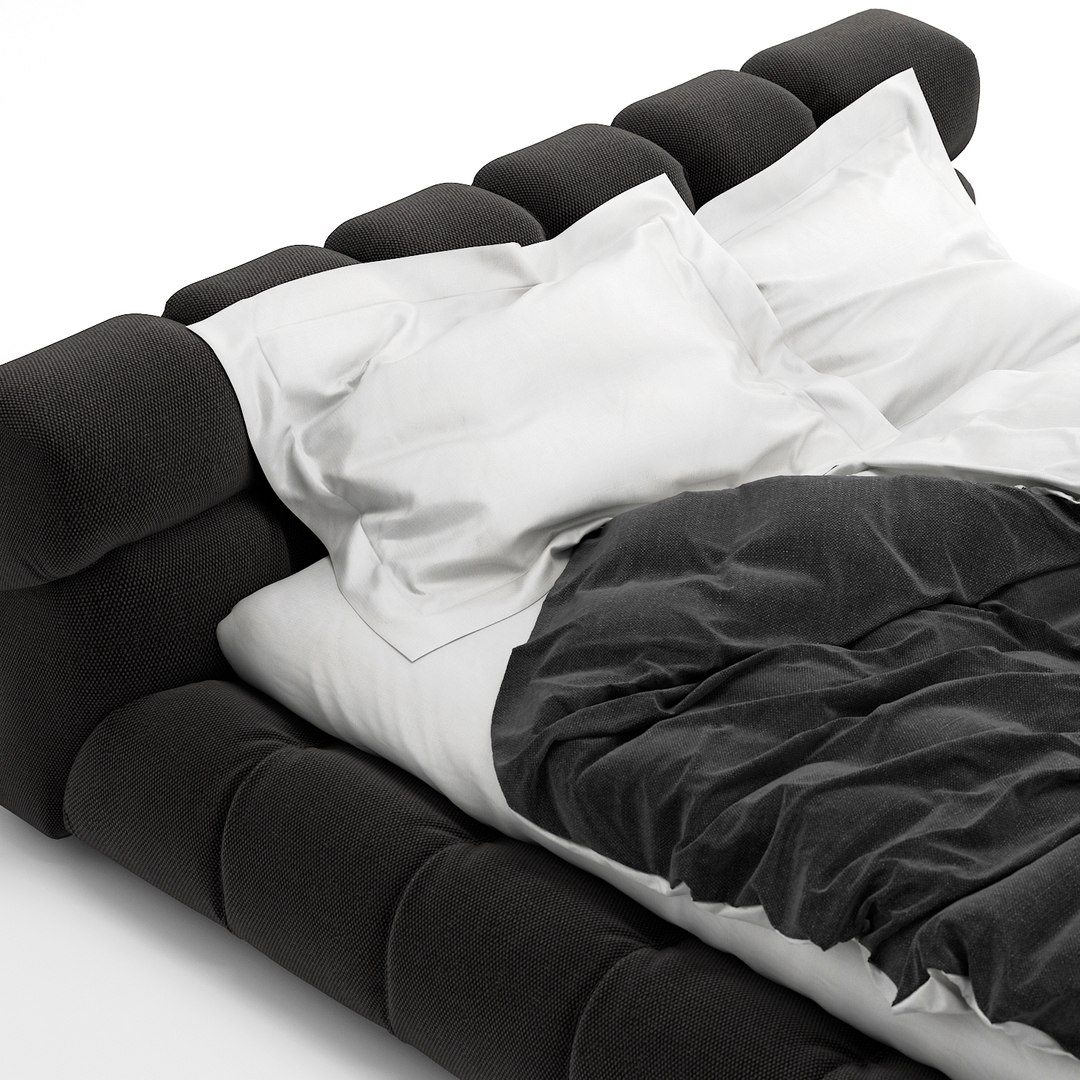 3d Tufty Bed B Model