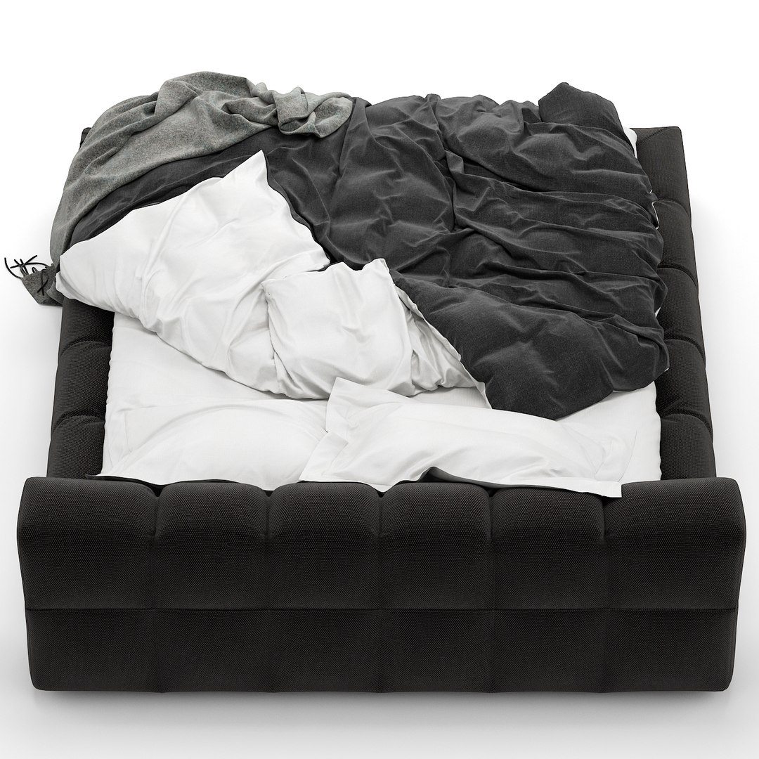 3d Tufty Bed B Model