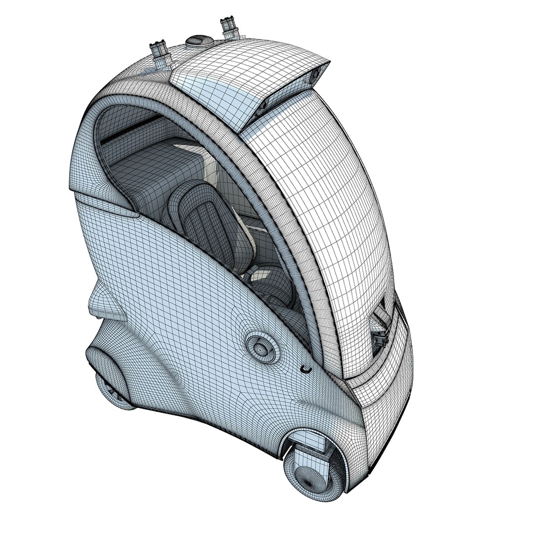 future robot car 3d max