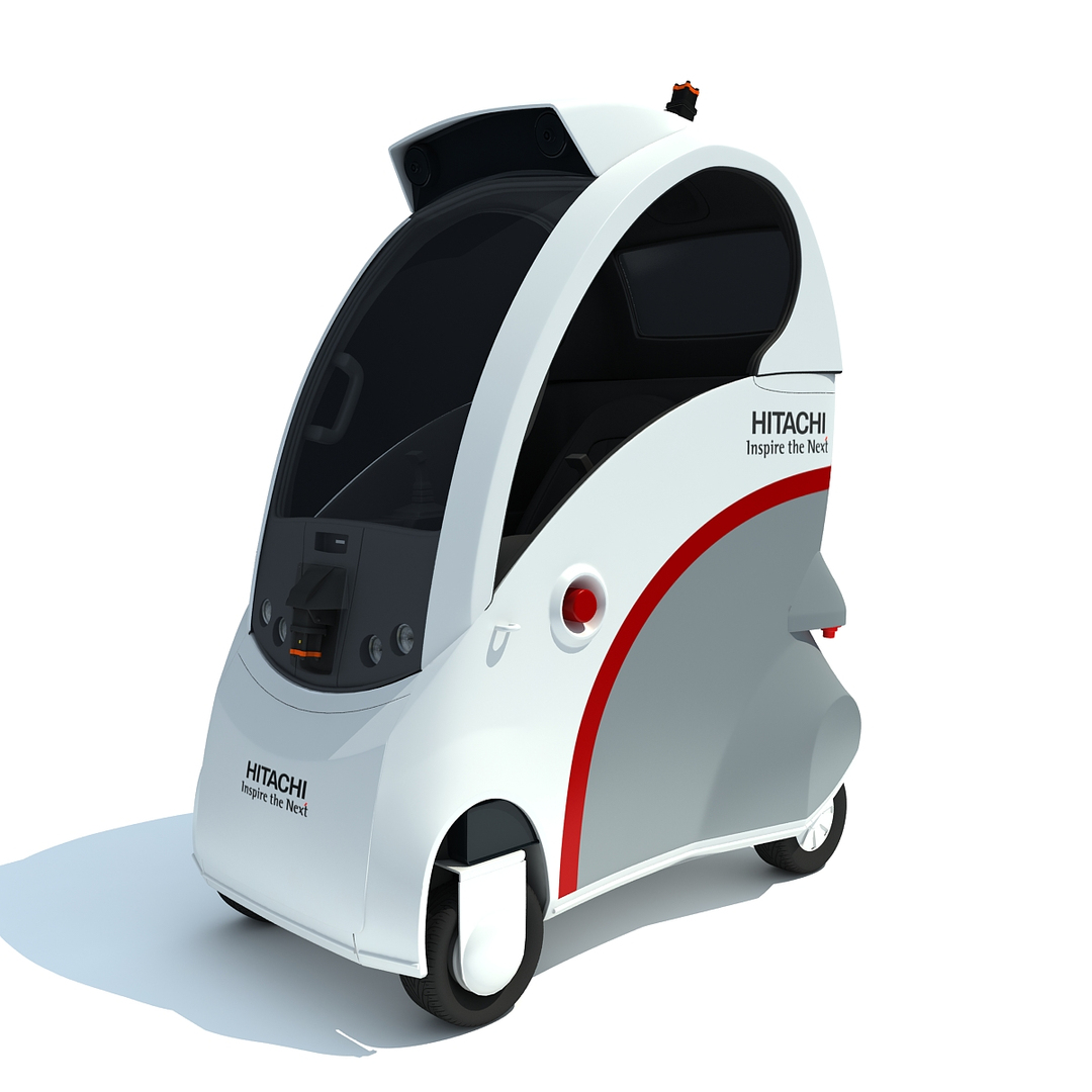 future robot car 3d max