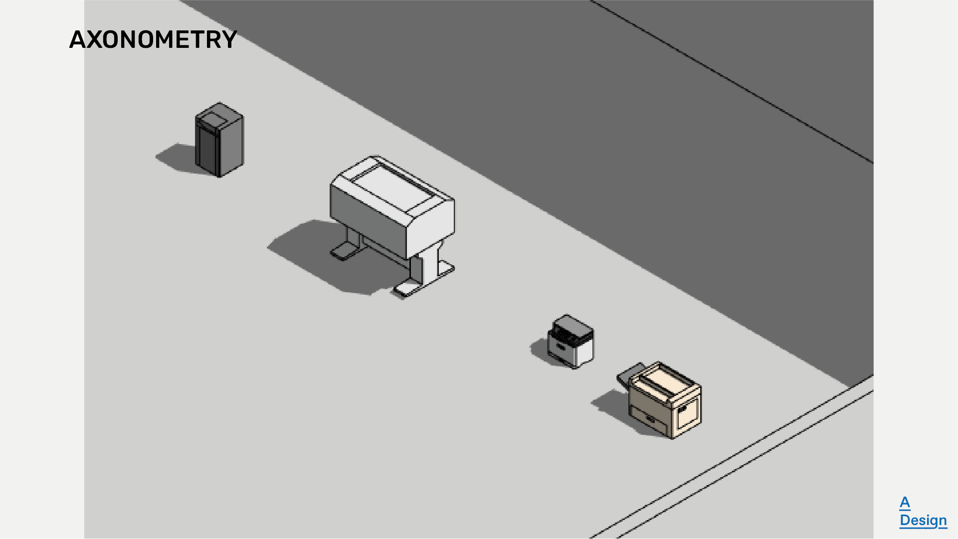 modelo 3d Impresoras - Modelo de la familia Revit - TurboSquid 2017070