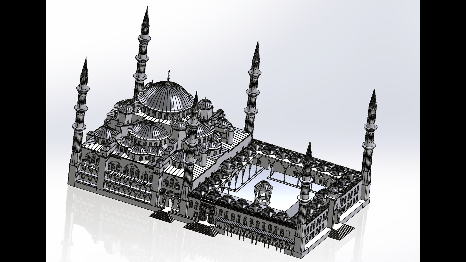 Blue Mosque 3D - TurboSquid 2157781