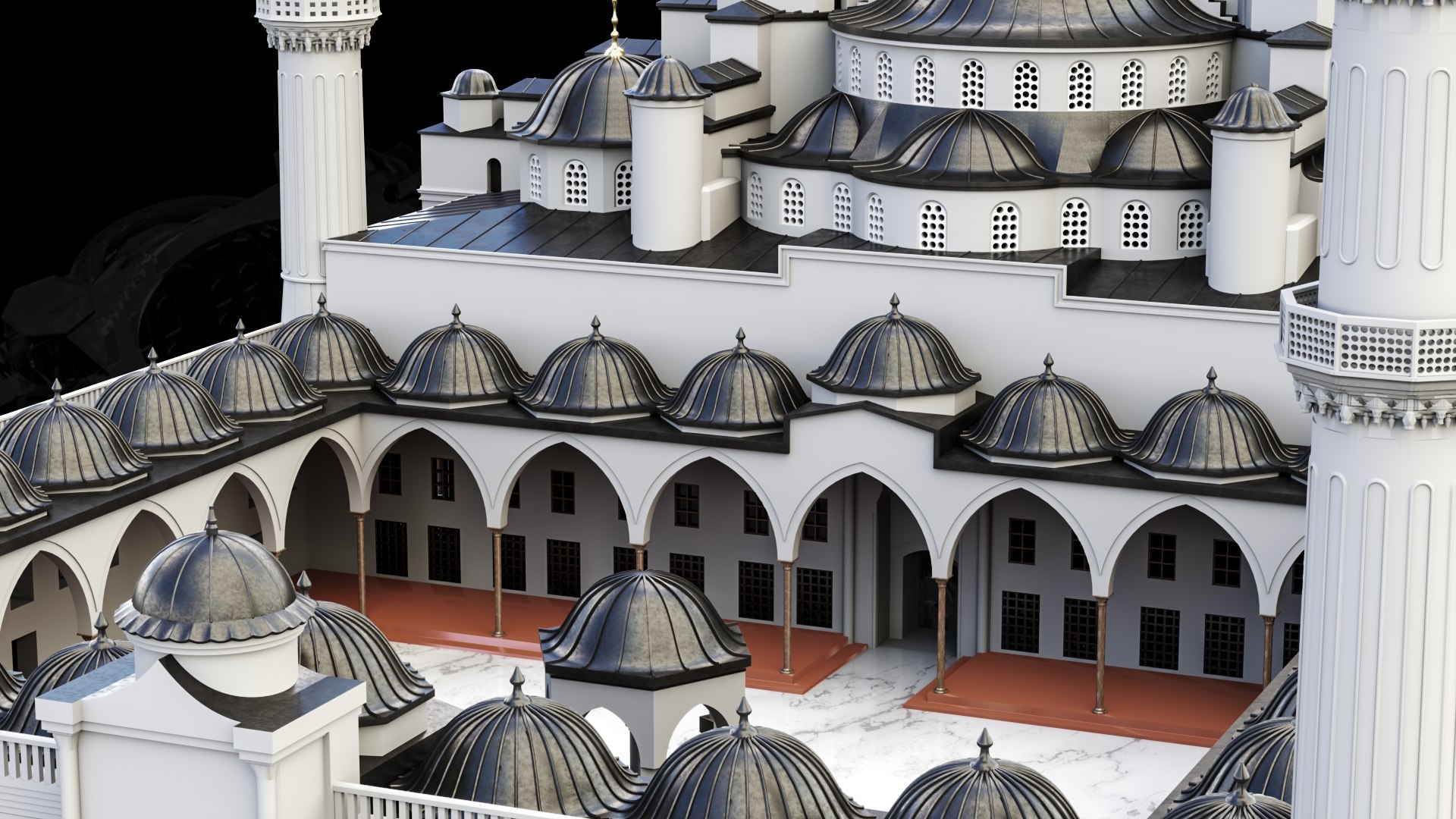 Blue mosque 3D - TurboSquid 2157781