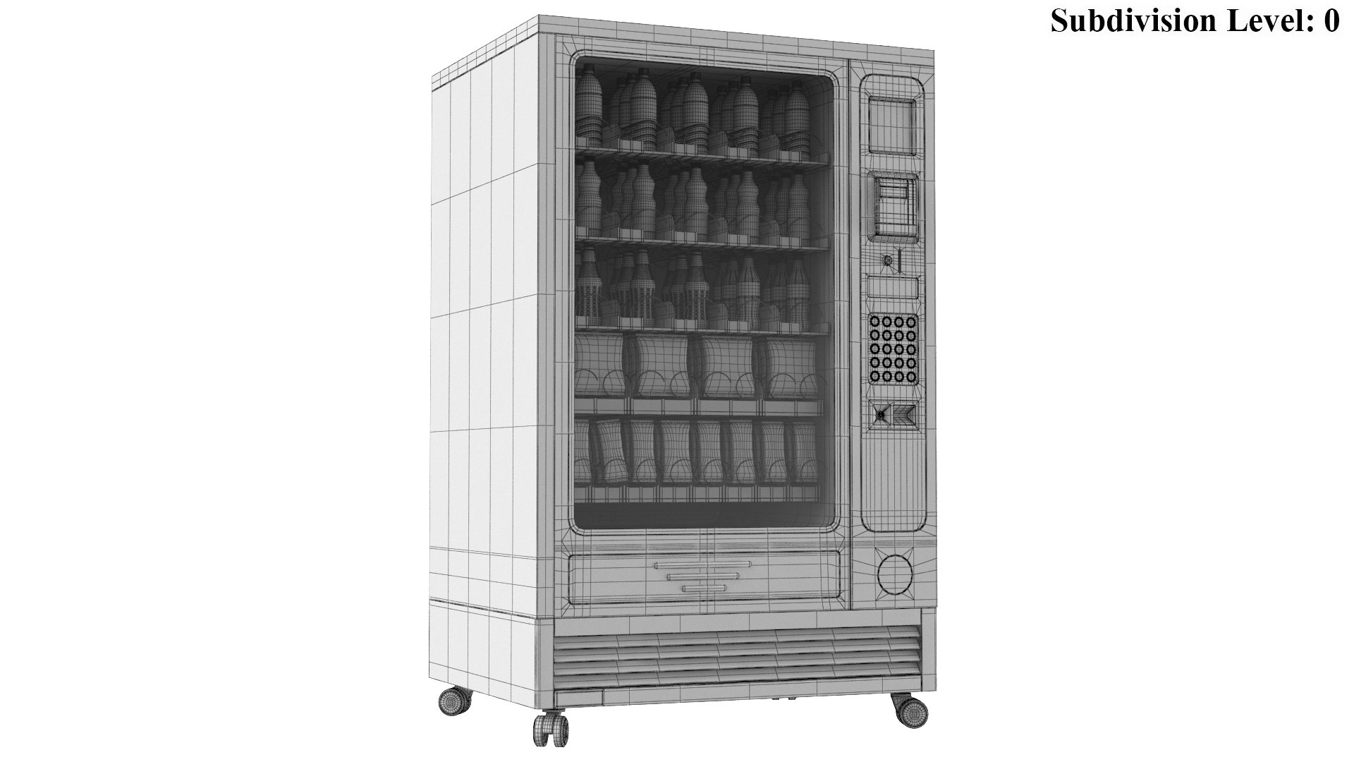 3D Detailed Vending Machine - TurboSquid 2102877