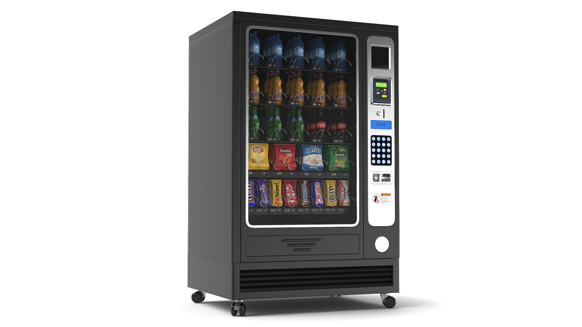 3D Detailed Vending Machine - TurboSquid 2102877