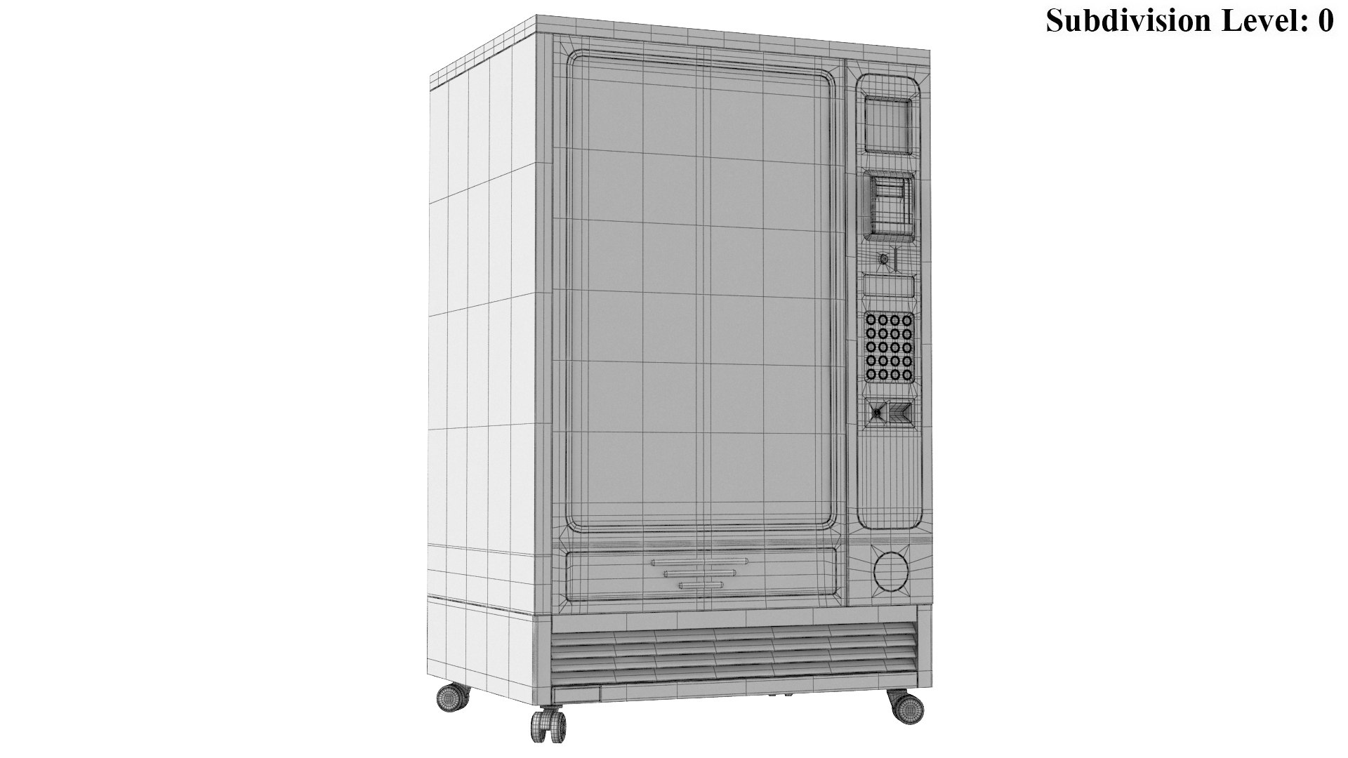 3D Detailed Vending Machine - TurboSquid 2102877