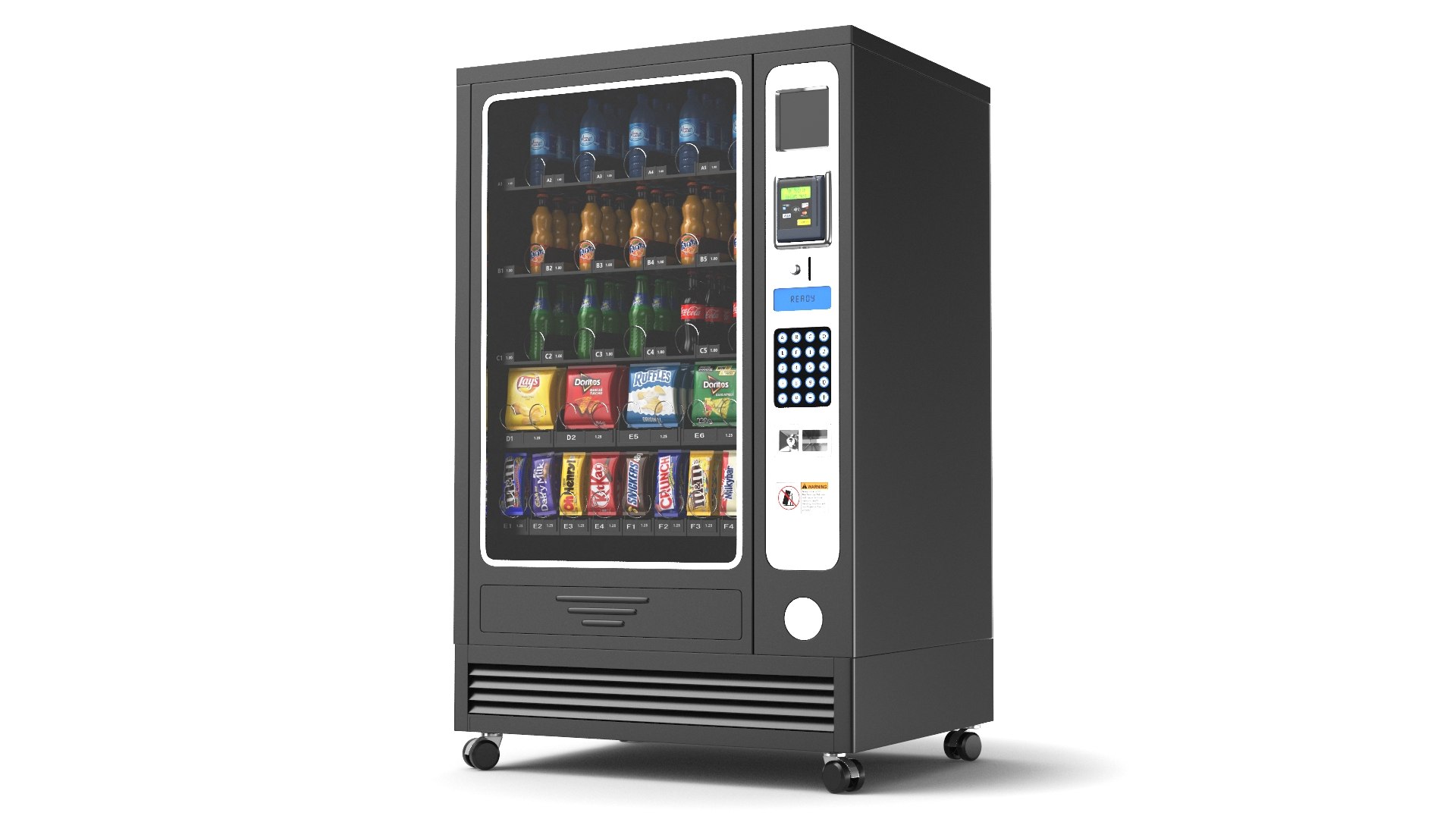 3D Detailed Vending Machine - TurboSquid 2102877